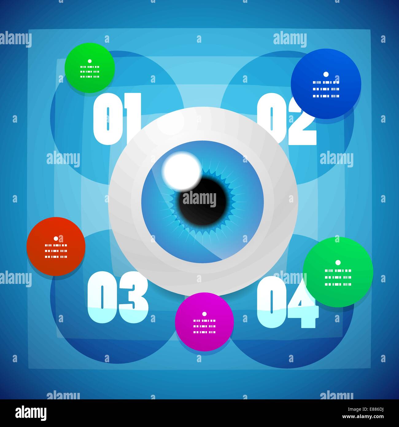 option steps vector template Stock Vector Image & Art - Alamy
