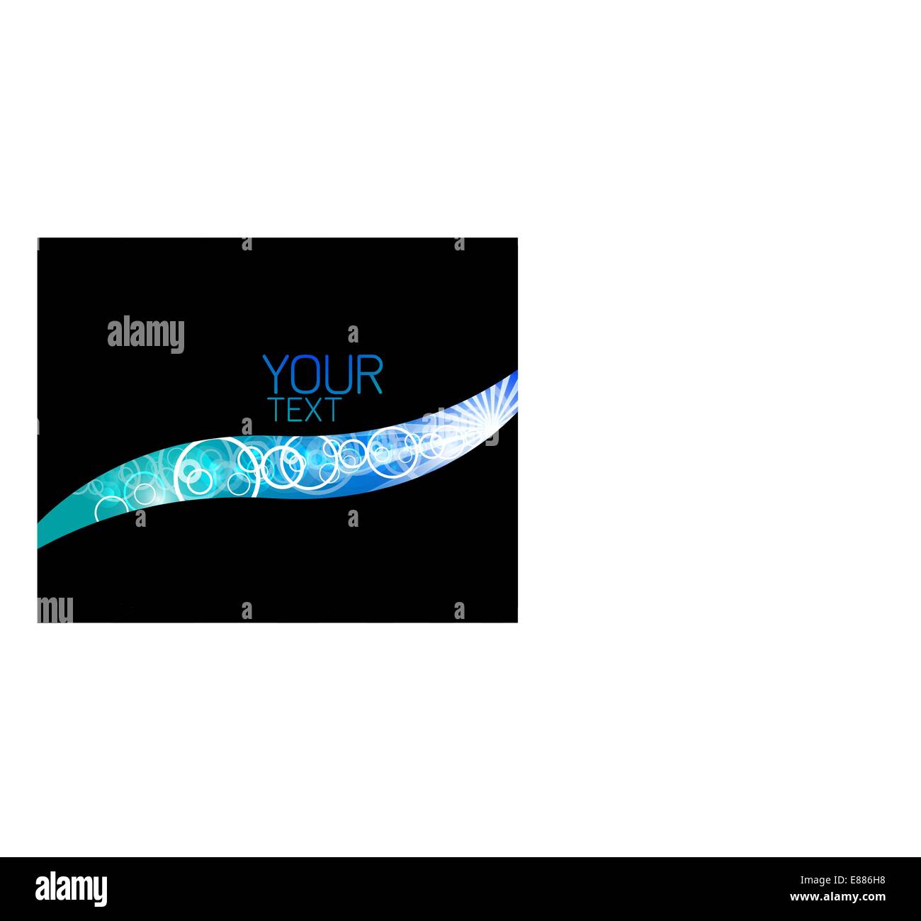 Blue business wave with decor Stock Vector Image & Art - Alamy