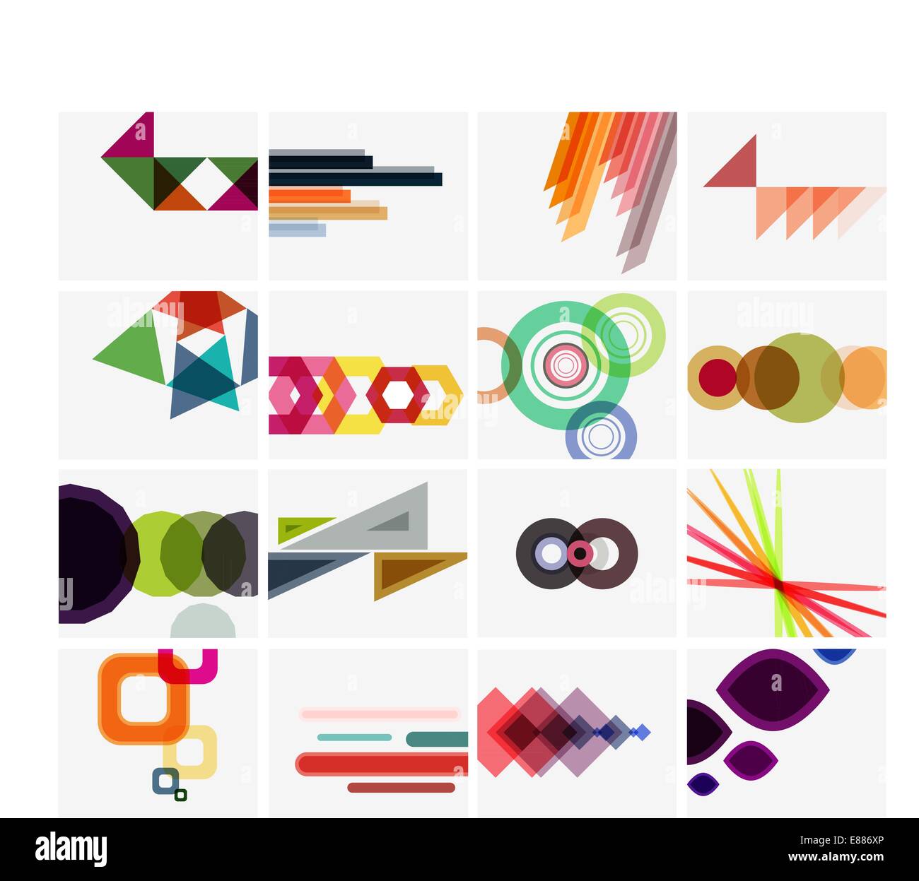 Modern geometrical art background templates Stock Vector Image & Art ...
