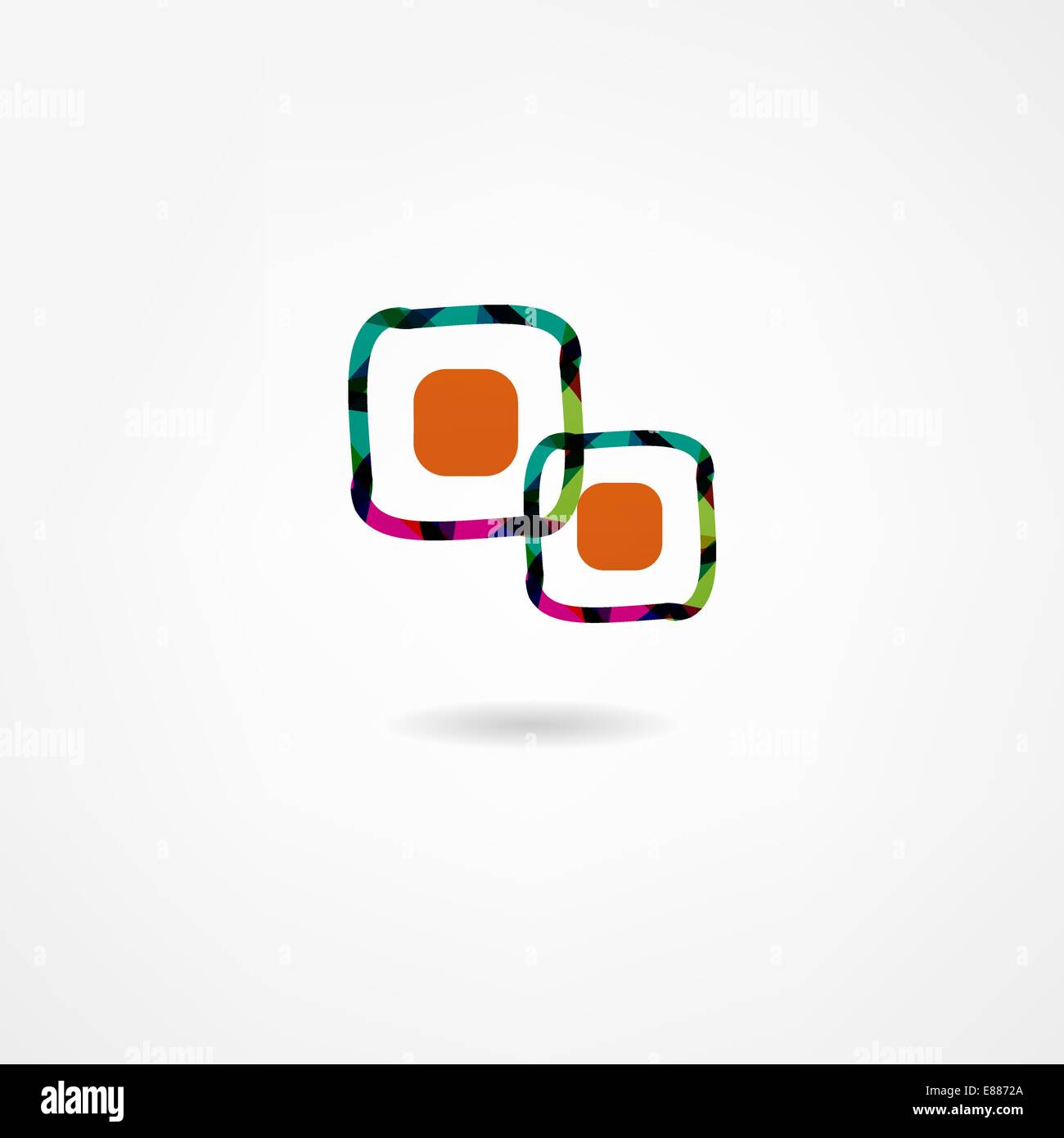 Sushi salmon sake maki Stock Vector Images - Alamy