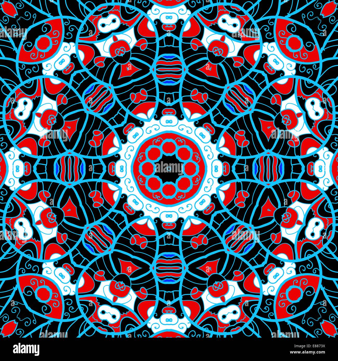 Ornate blue details Stock Vector Images - Alamy