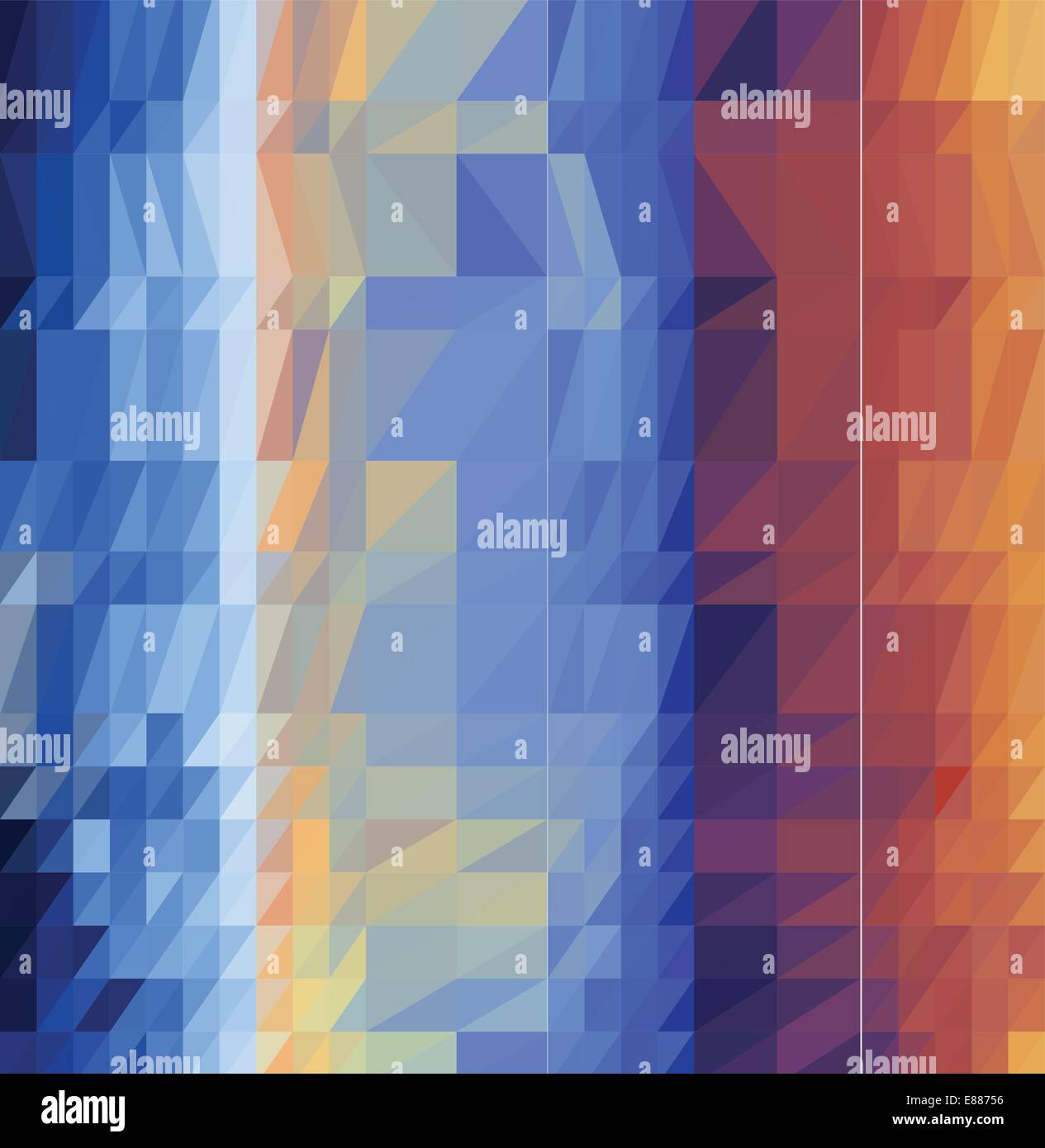 triangles colorful background ib blue and red Stock Vector Image & Art ...