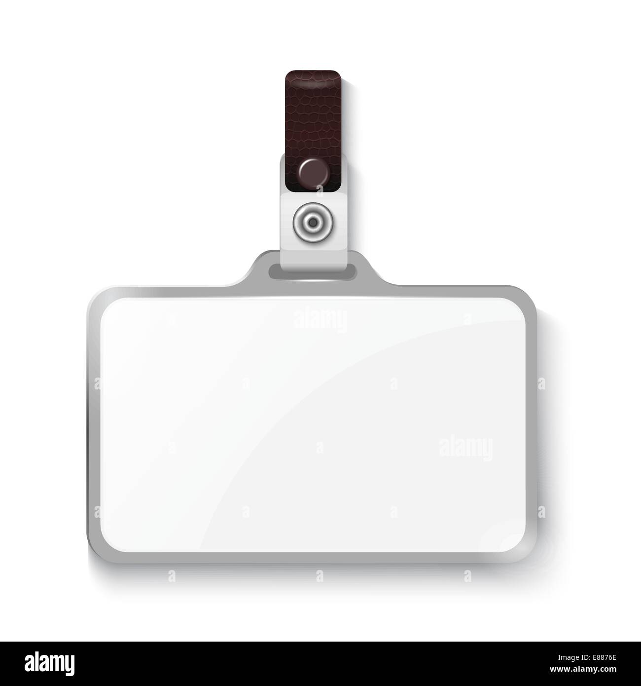 Plastic badge Stock Vector Images - Alamy