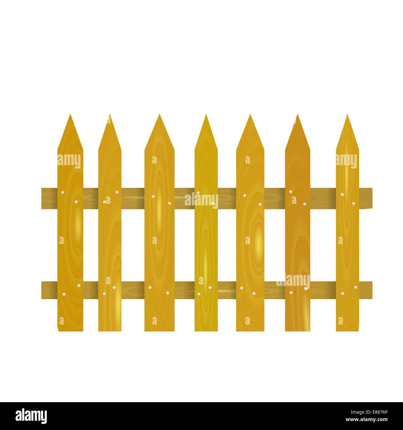 Plank fences Stock Vector Images - Alamy