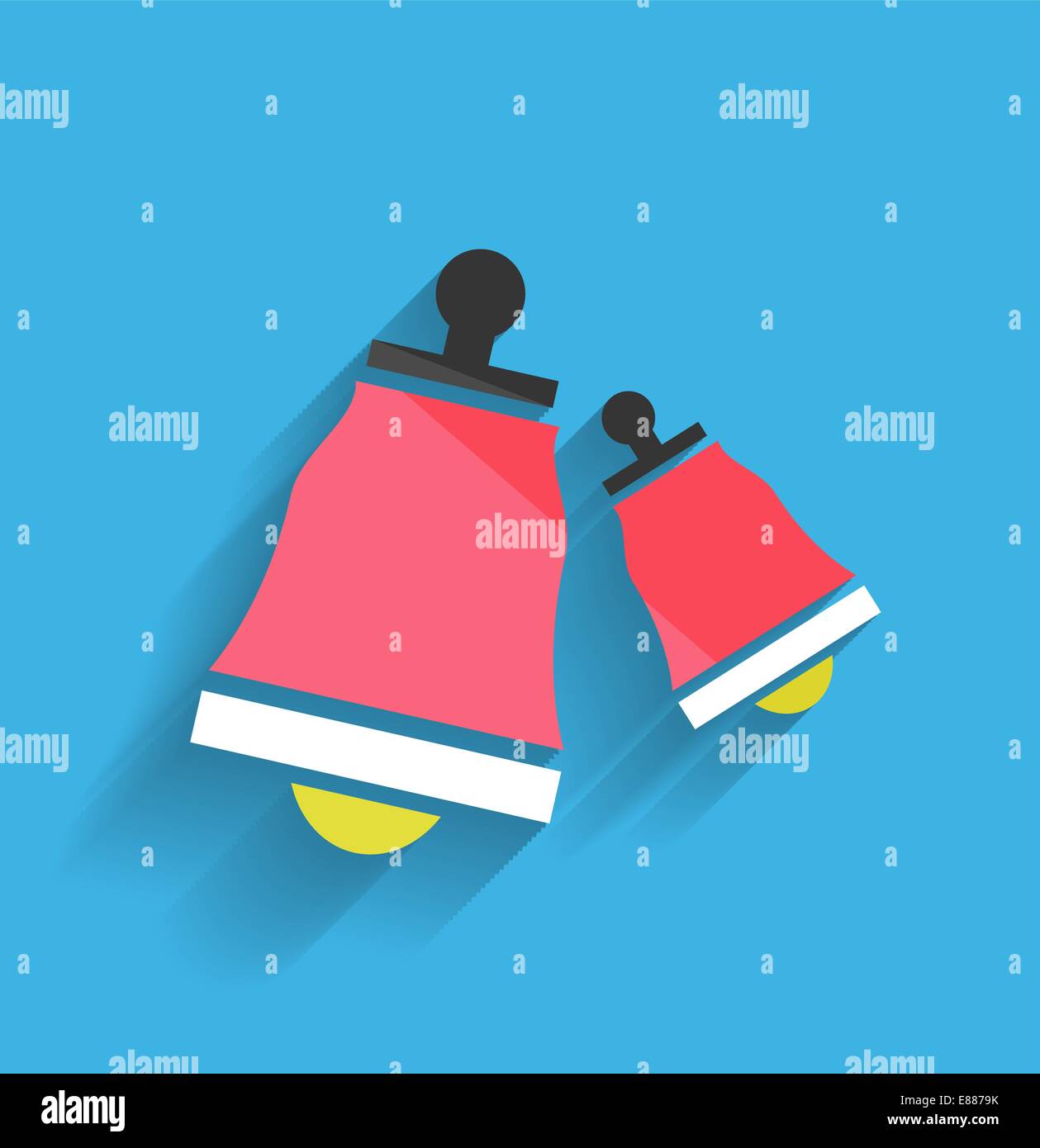 Vector bell icon modern flat design Stock Vector Image & Art - Alamy
