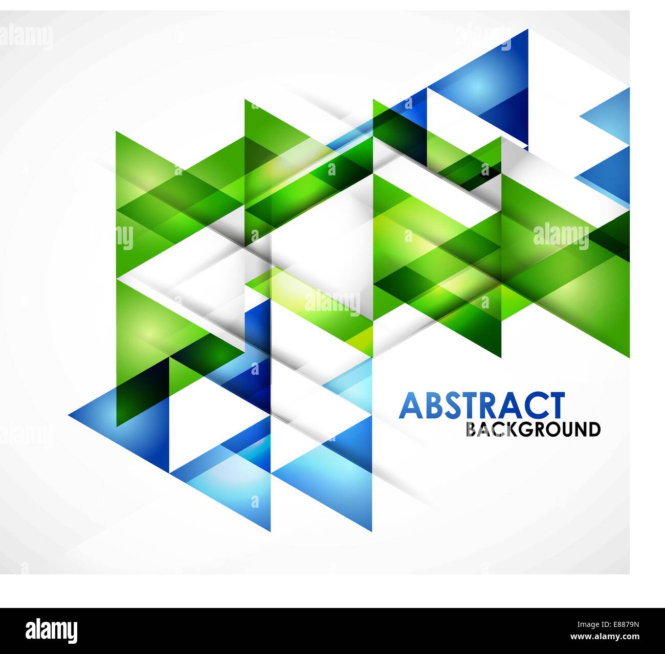 Blue business triangles Stock Vector Image & Art - Alamy