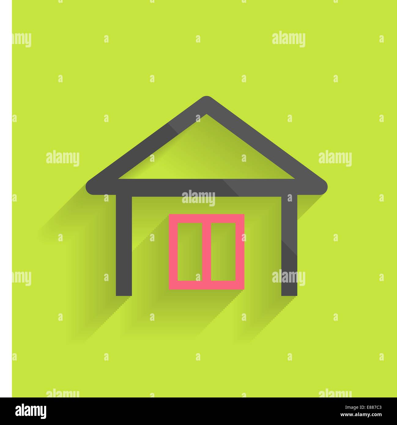 House icon vector modern flat design Stock Vector Image & Art - Alamy