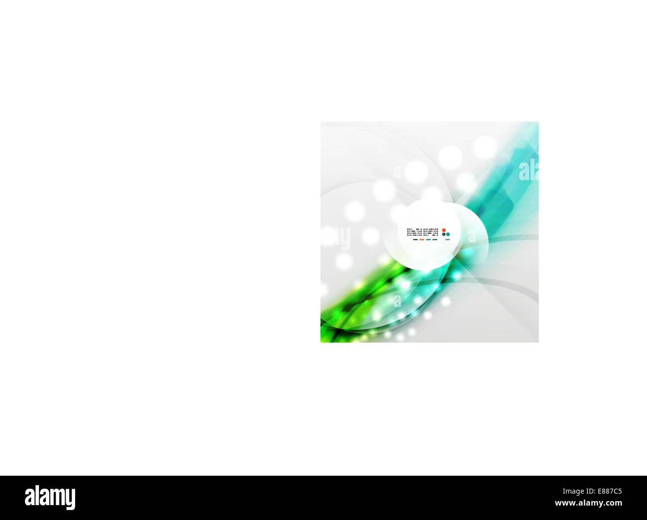 Green motion blurred lights Stock Vector Images - Alamy