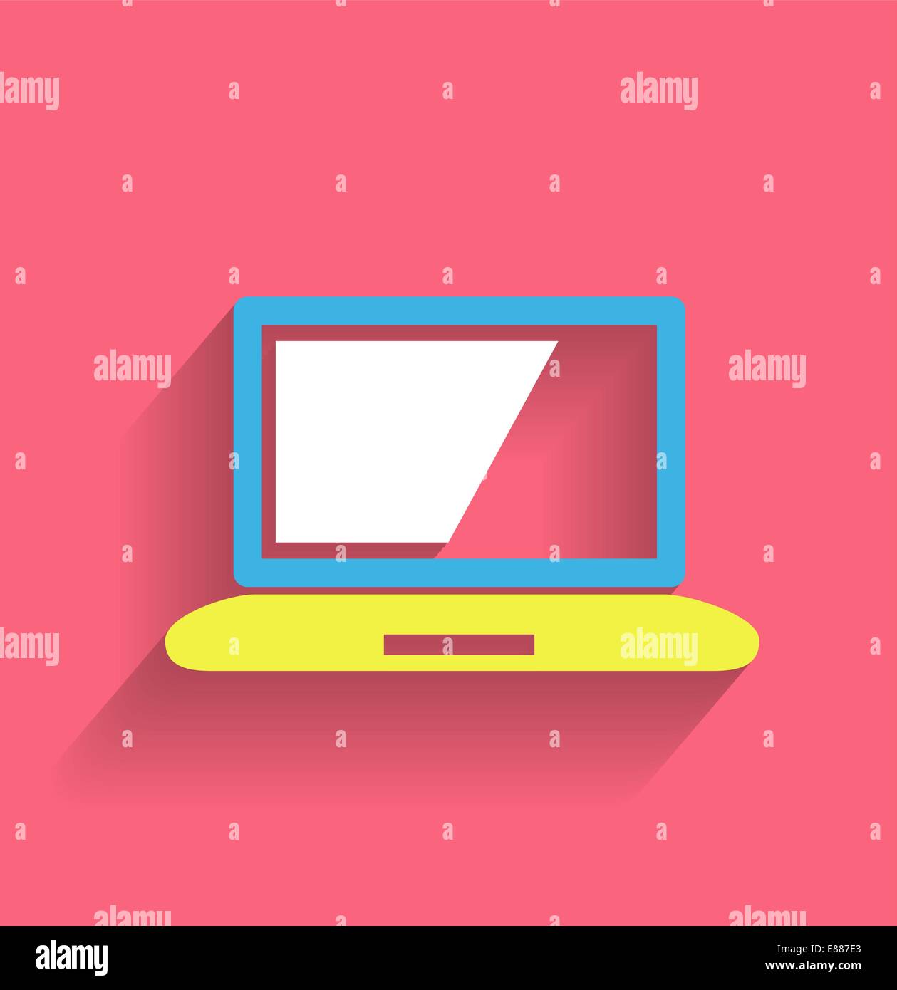Vector computer icon modern flat design Stock Vector Image & Art - Alamy Vector computer icon modern flat design Stock Vector Image & Art - Alamy