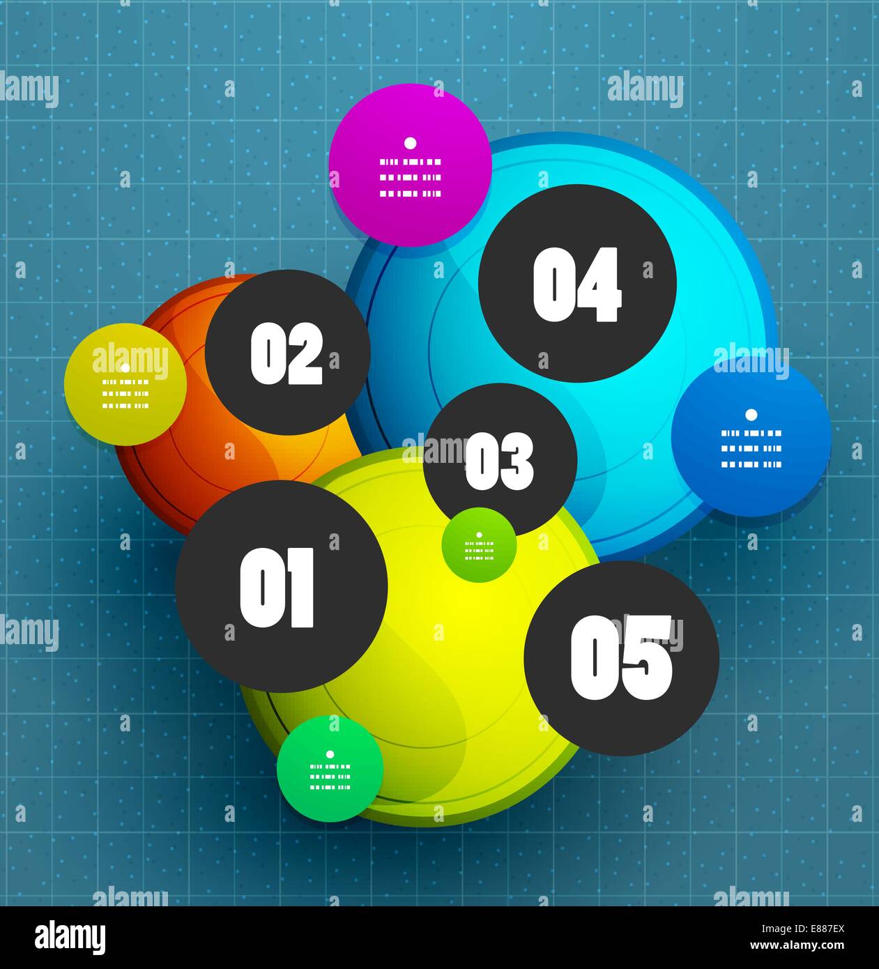 Modern vector circle abstract option banner Stock Vector Image & Art ...