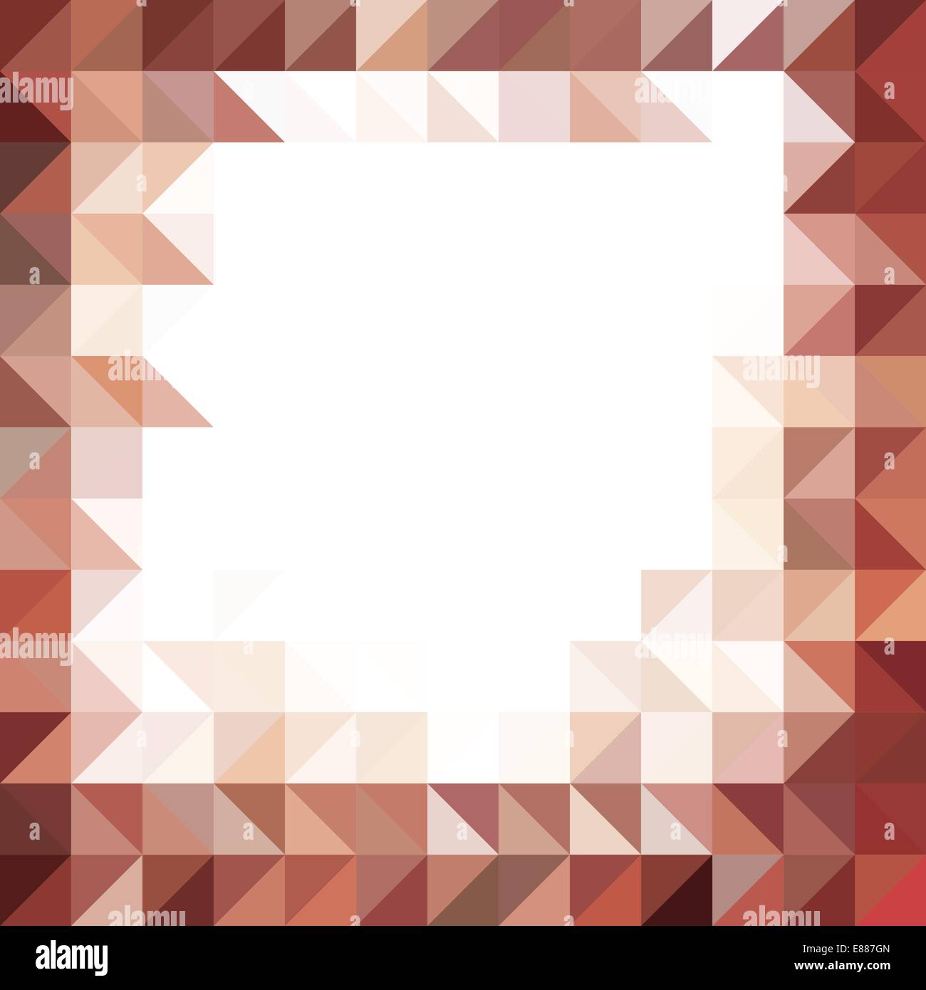 Frame for text made od brown triangles Stock Vector Image & Art - Alamy