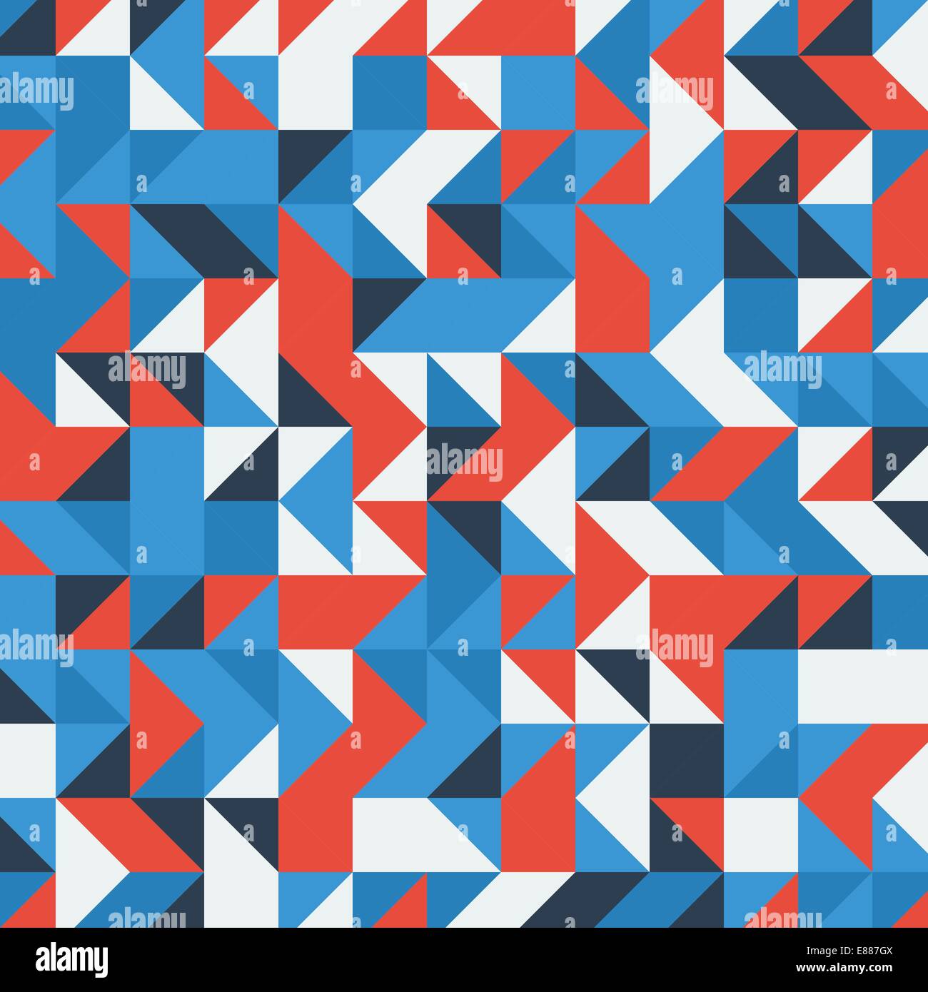 Set of a blue and red triangles as background Stock Vector Image & Art ...