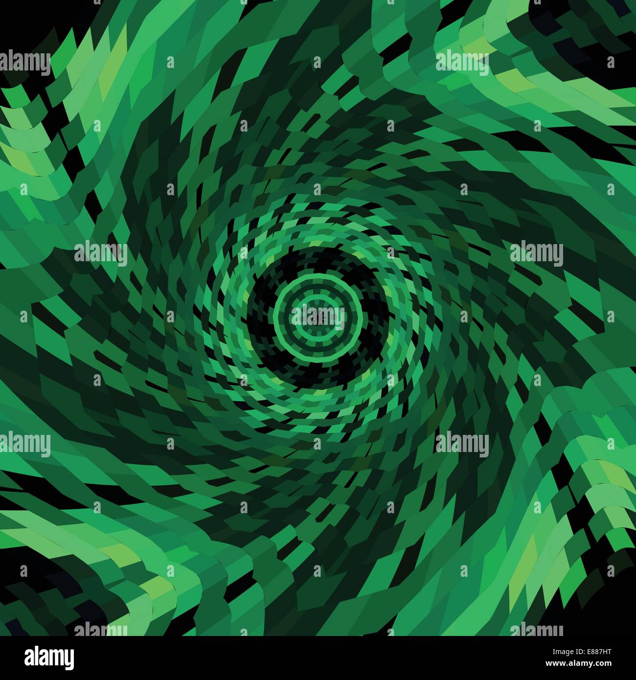 Spiral design. Vector swirl of green color Stock Vector Image & Art - Alamy