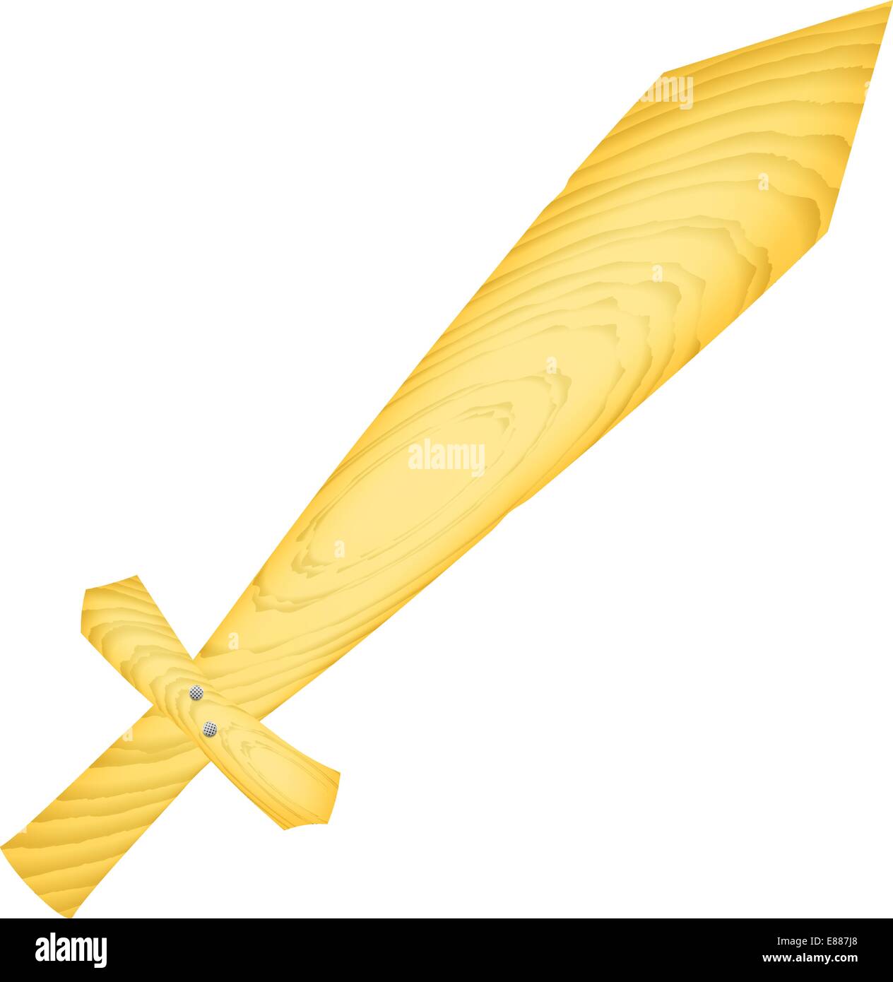 Toy wooden sword Stock Vector Image & Art - Alamy