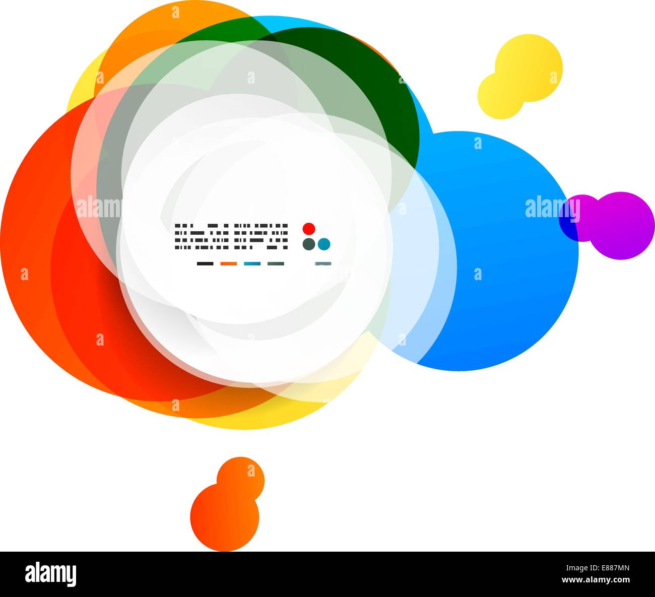 Abstract rainbow circles modern background Stock Vector Image & Art - Alamy