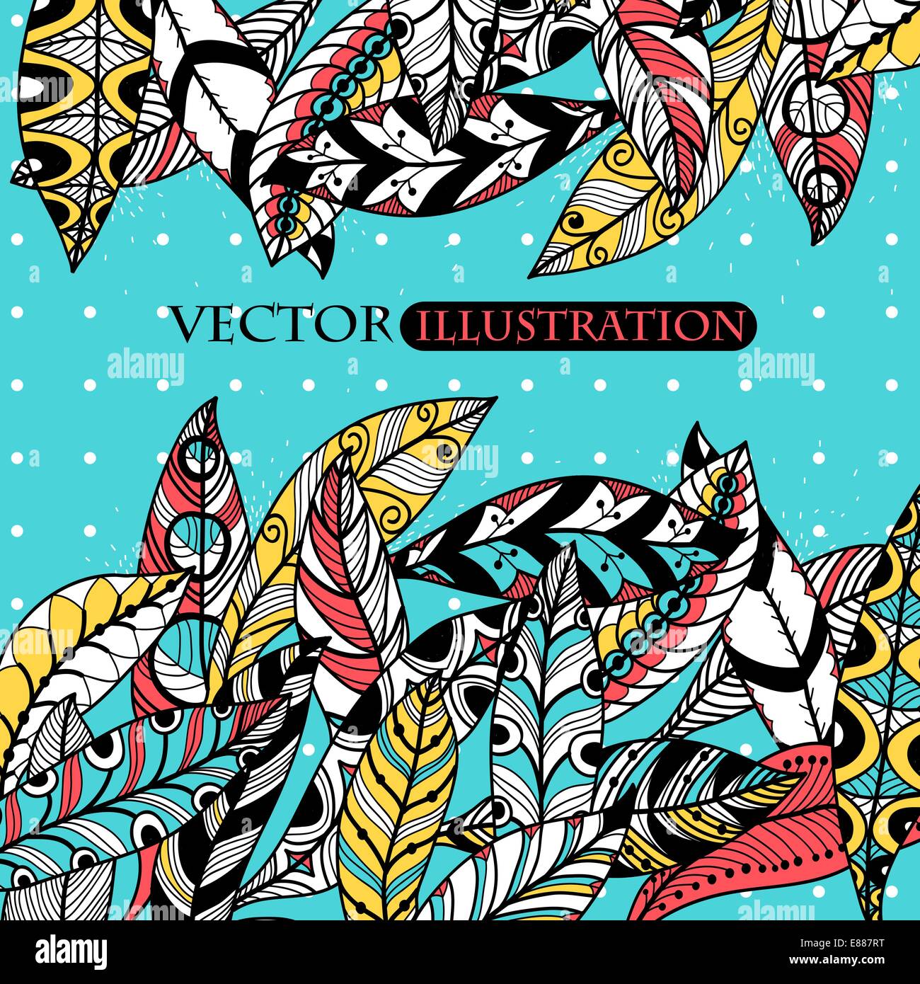 Rich feathers Stock Vector Images - Alamy