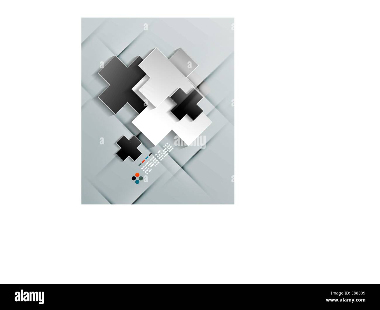 Vector paper crosses modern design Stock Vector Image & Art - Alamy