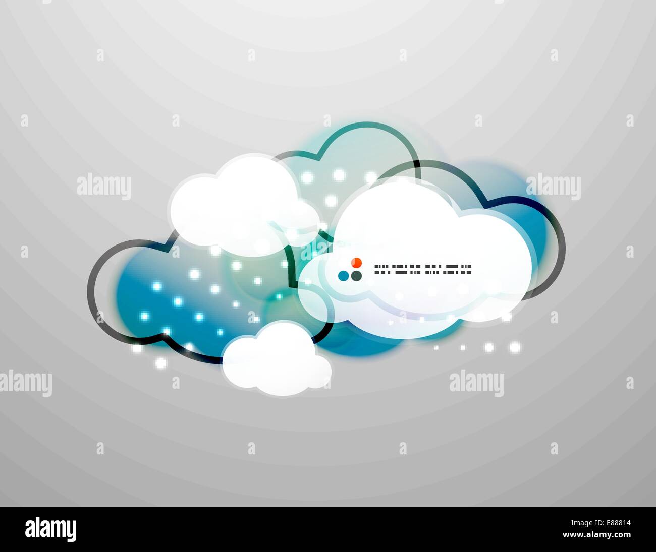 Cloud computing icon book Stock Vector Images - Alamy