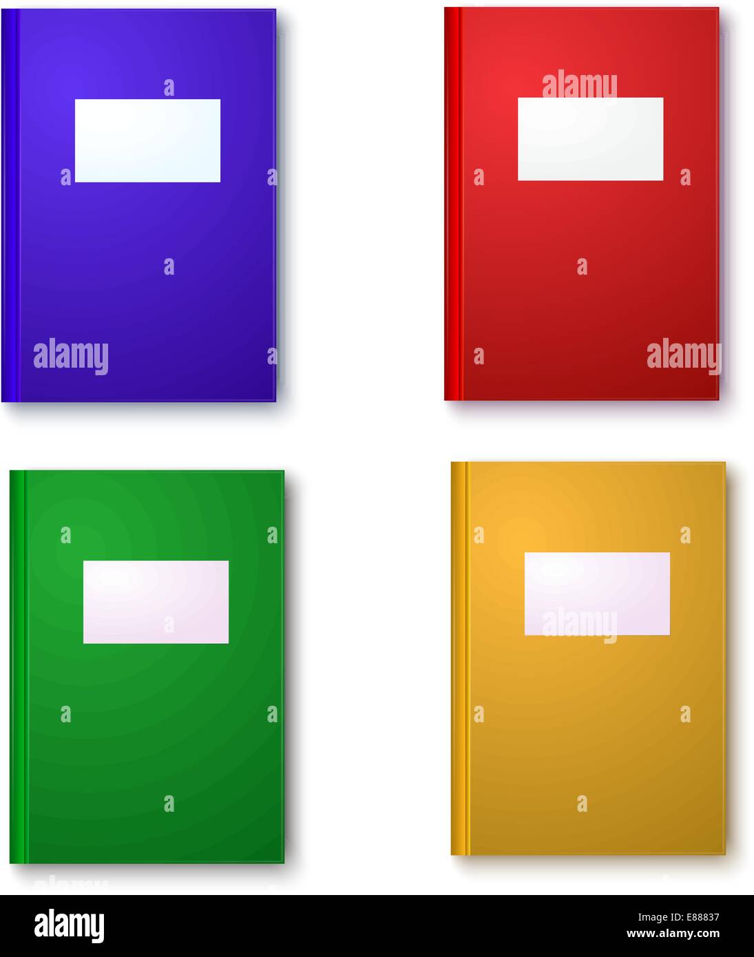 Multicolored Books on gray background Stock Vector Image & Art - Alamy