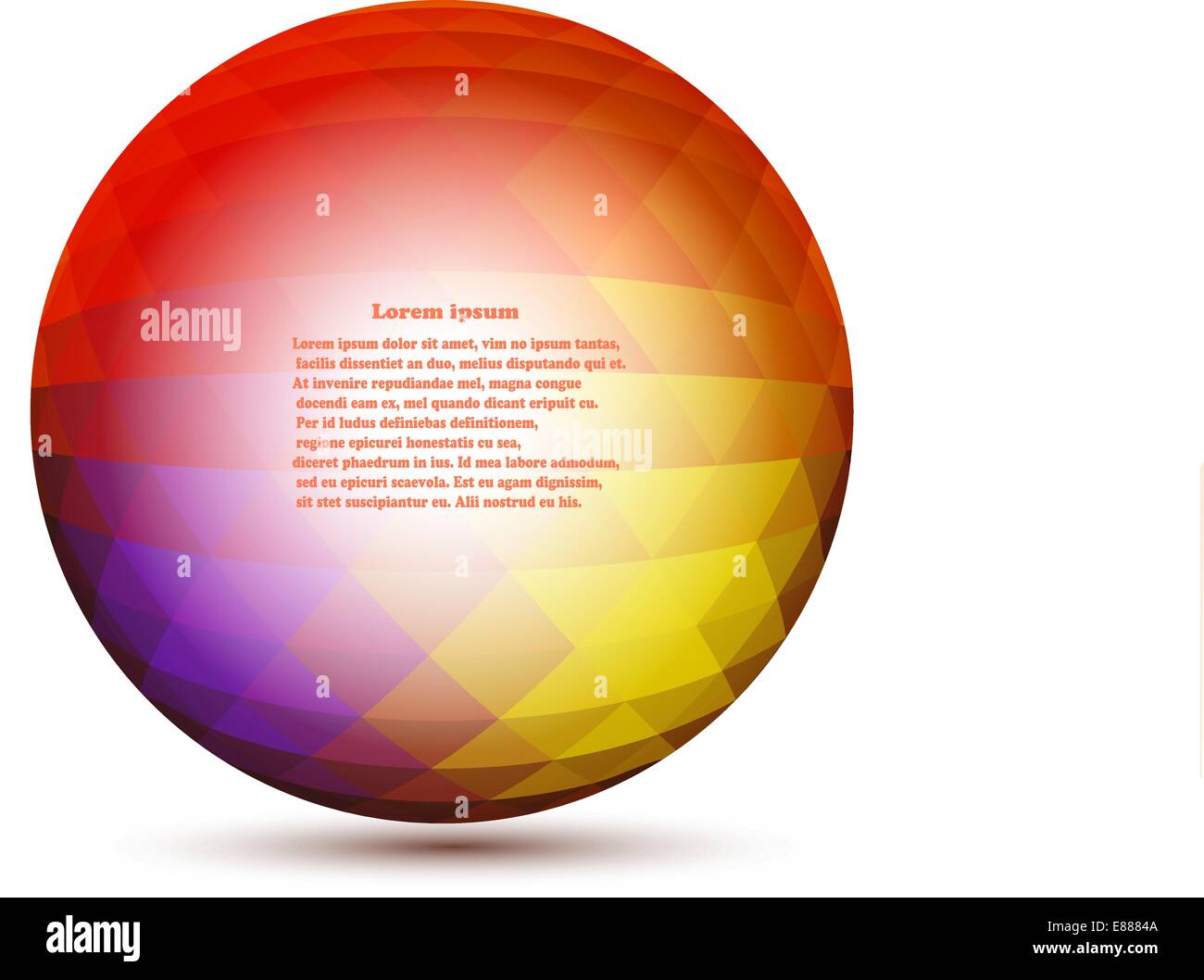 Round geometric pattern of hexagons Stock Vector Image & Art - Alamy