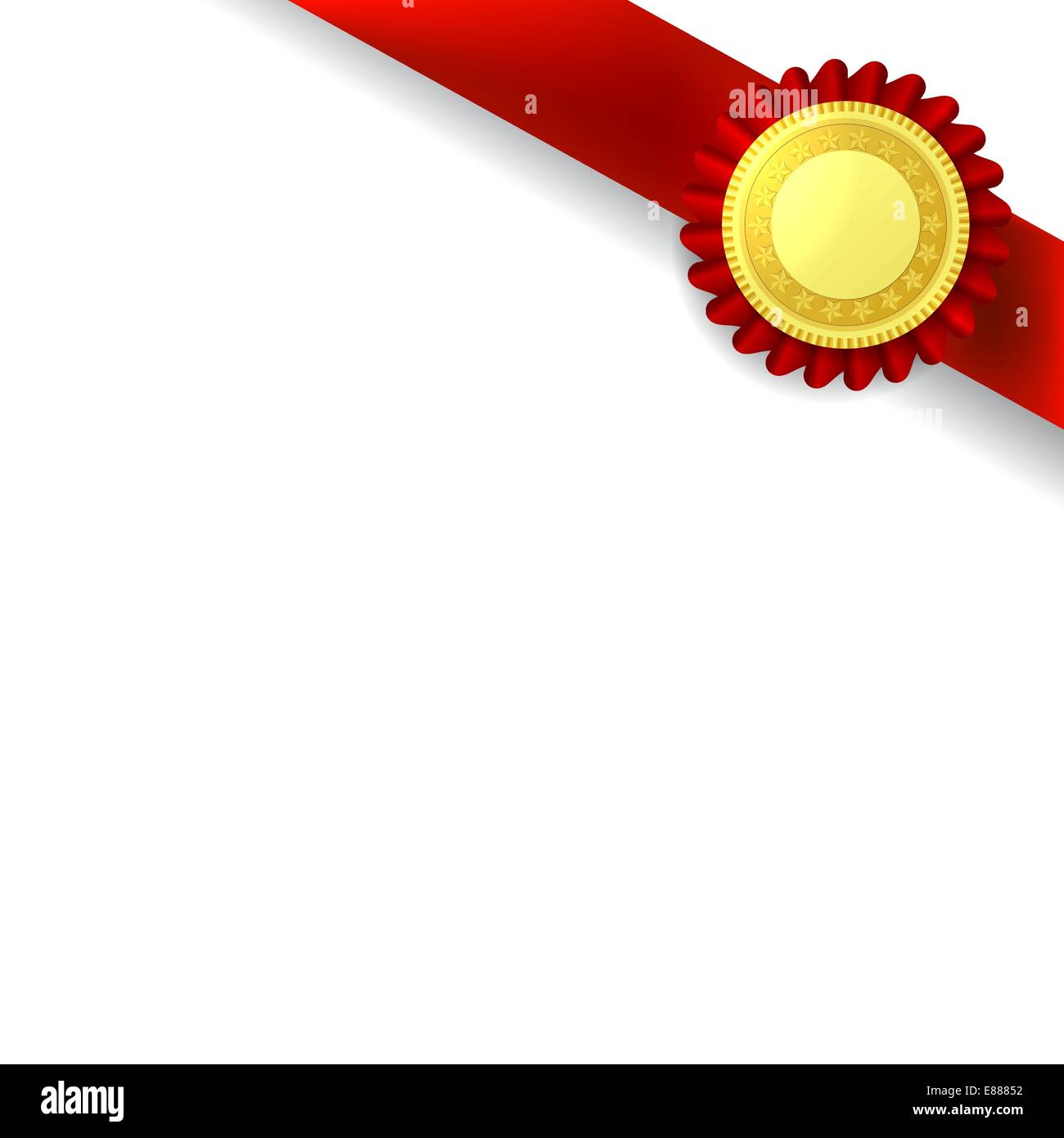 ?orner ribbon and quality certificate Stock Vector Image & Art - Alamy