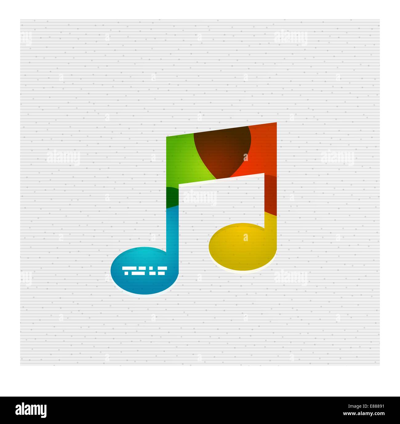 Modern paper design music vector concept Stock Vector Image & Art - Alamy