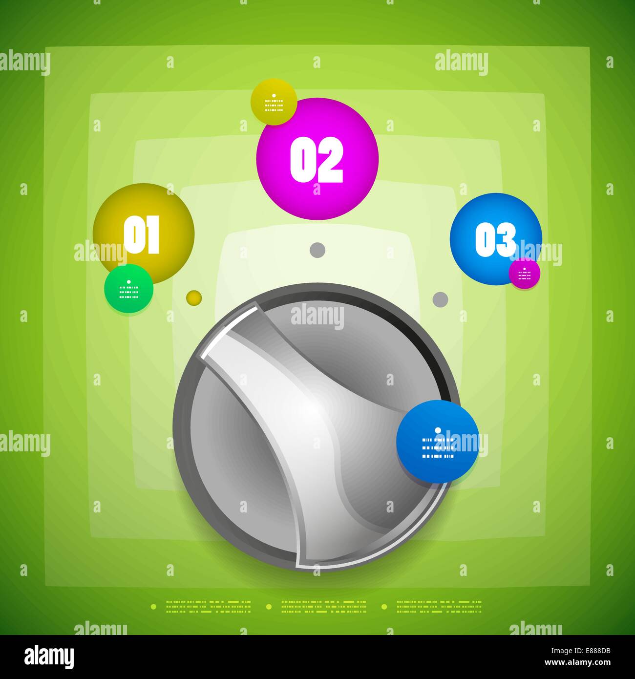 Knob option switch modern vector template Stock Vector Image & Art - Alamy