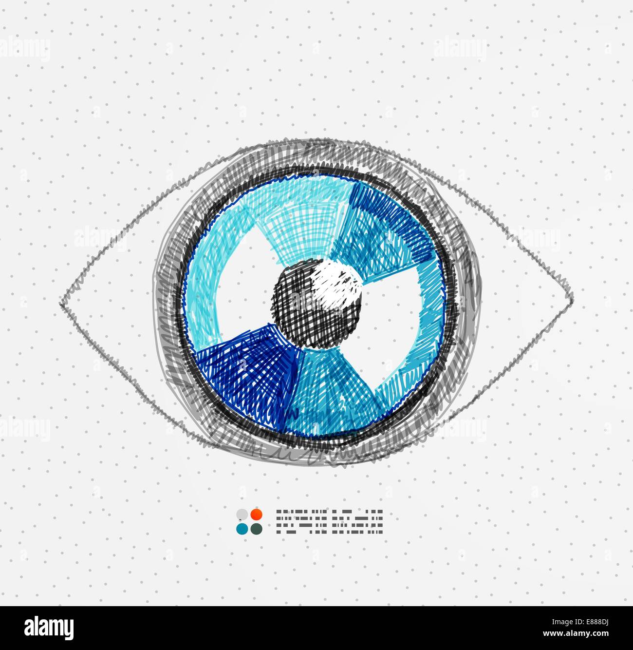 Hand drawn eye Stock Vector Image & Art - Alamy