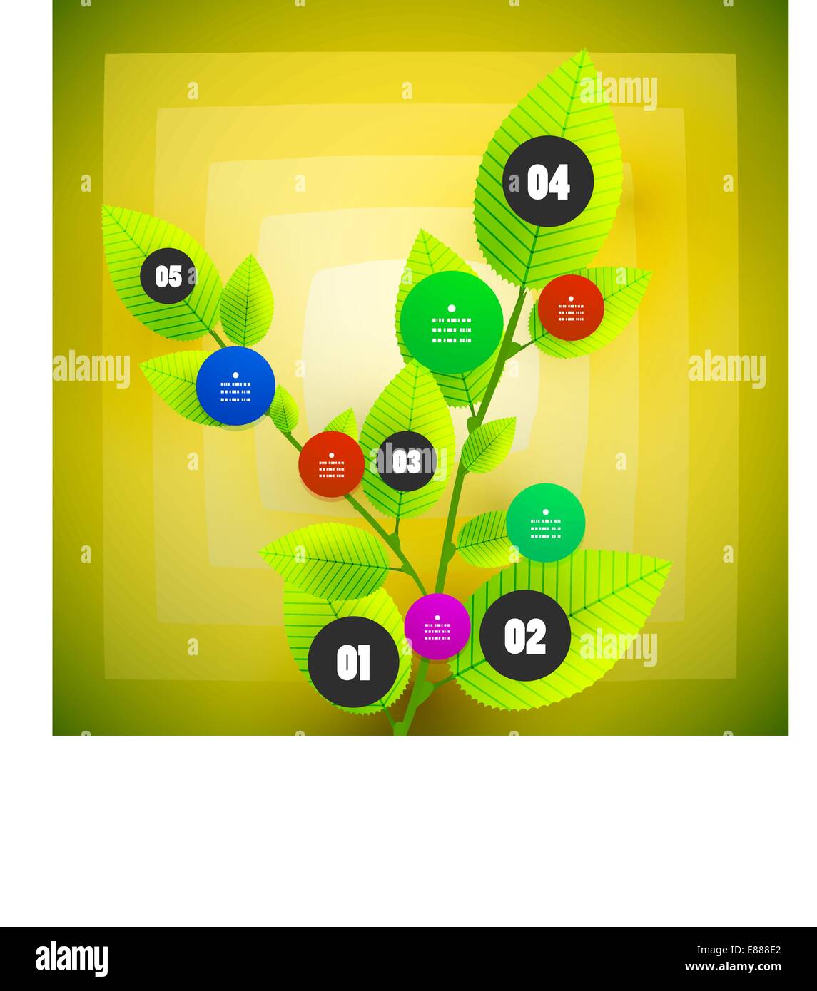 option steps vector template Stock Vector Image & Art - Alamy