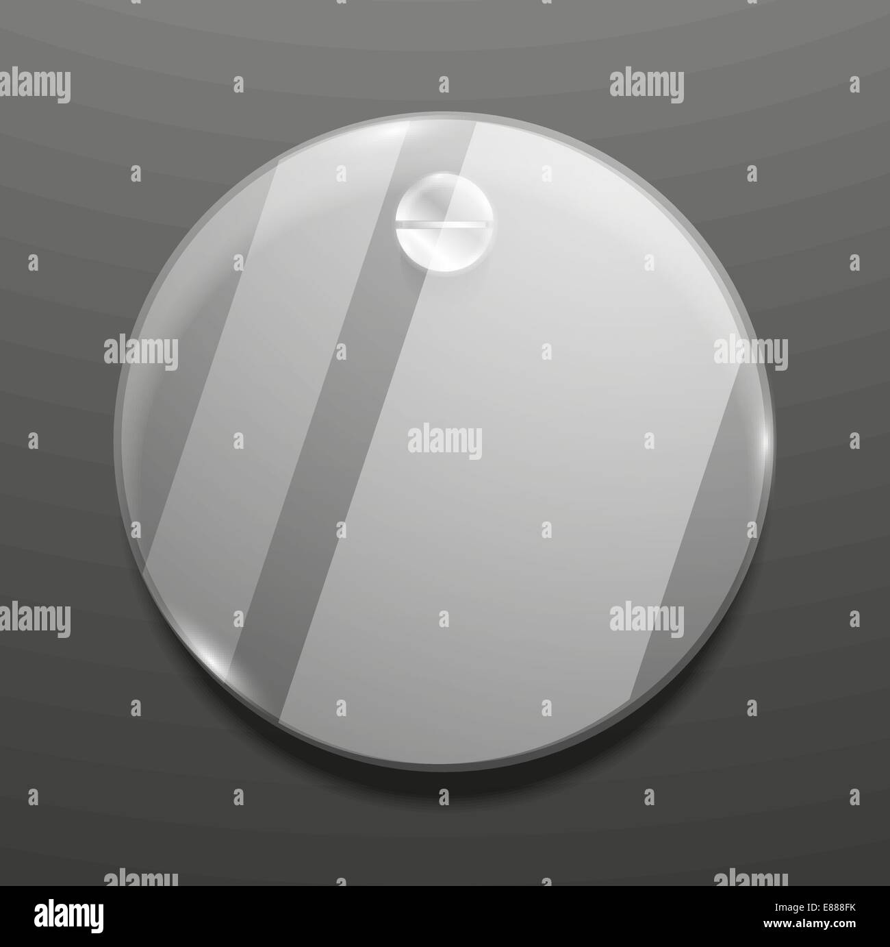 Empty round glass plate vector background Stock Vector Image & Art - Alamy