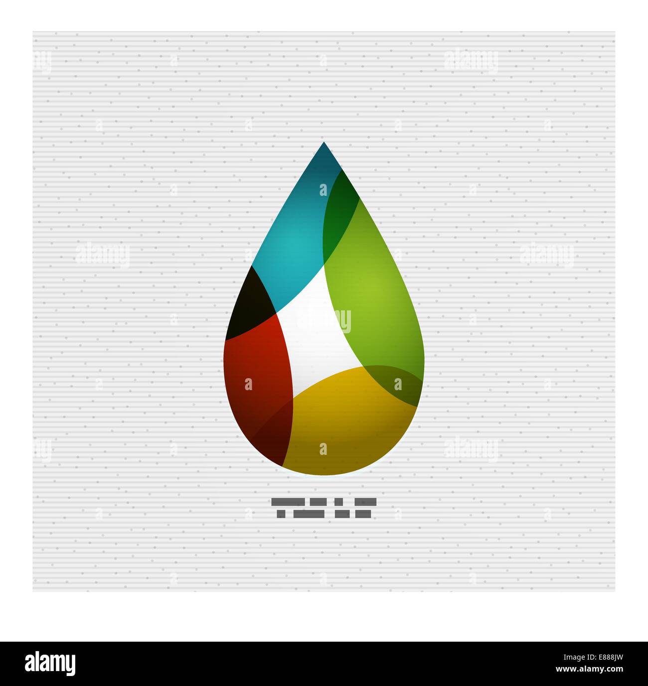 Colorful paper vector water drop Stock Vector Image & Art - Alamy