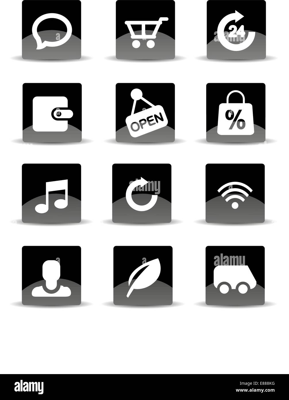 Person on mobile in car Stock Vector Images - Alamy