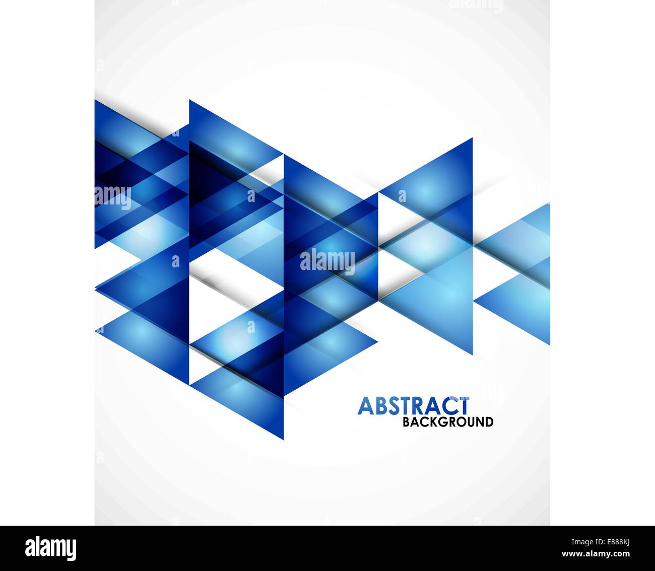 Blue business triangles Stock Vector Image & Art - Alamy