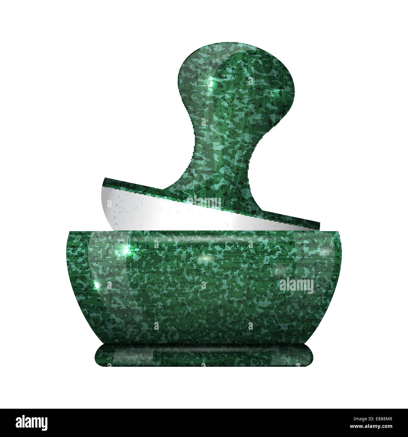 Marble pestle and mortar vector hi-res stock photography and images - Alamy