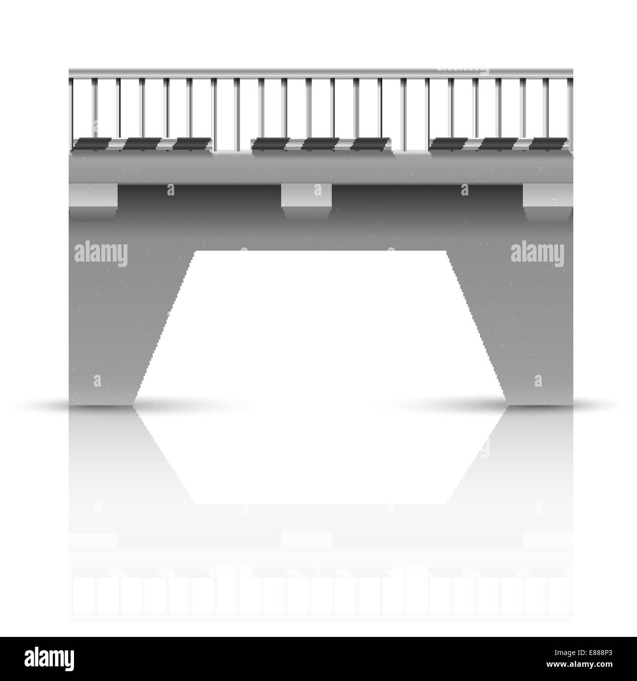 Metal train bridge Cut Out Stock Images & Pictures - Alamy