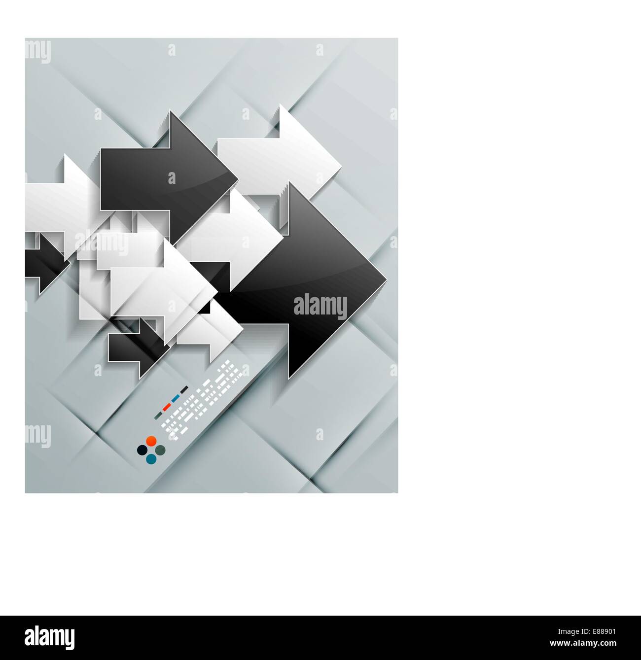 Vector arrows paper modern design Stock Vector Image & Art - Alamy