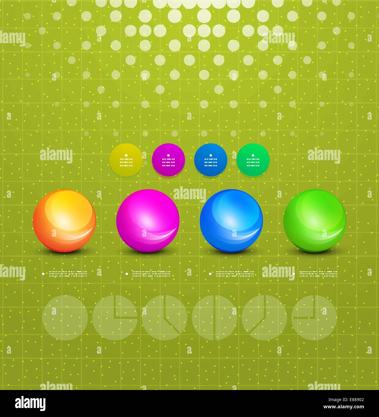 Modern circle steps infographics banner vector Stock Vector Image & Art ...