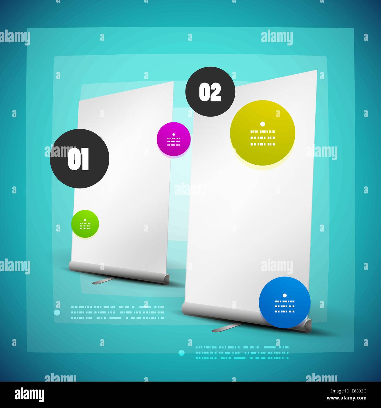 Vector ad option steps banner Stock Vector Image & Art - Alamy