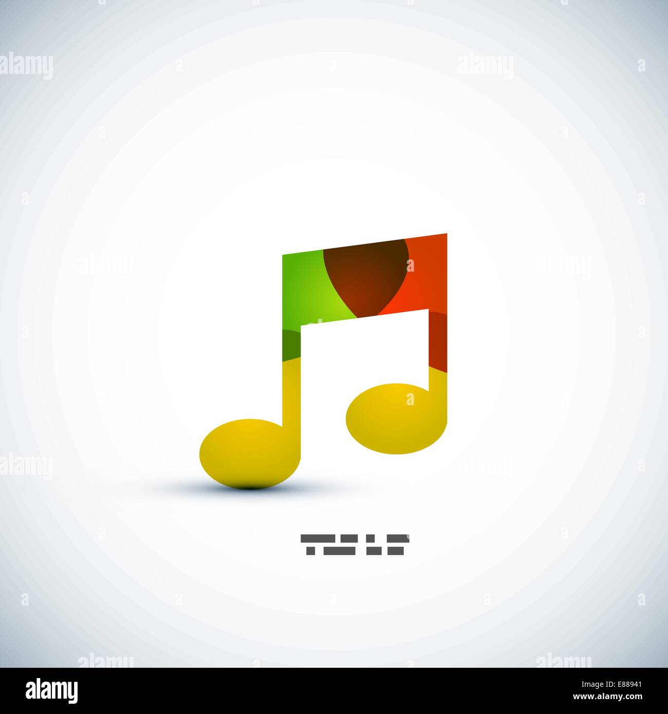 Music note colorful vector concept Stock Vector Image & Art - Alamy