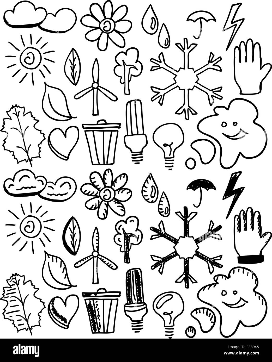 Environmental pollution flower Black and White Stock Photos & Images ...