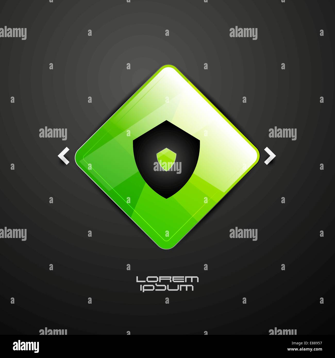 Square infographics business template Stock Vector Image & Art - Alamy
