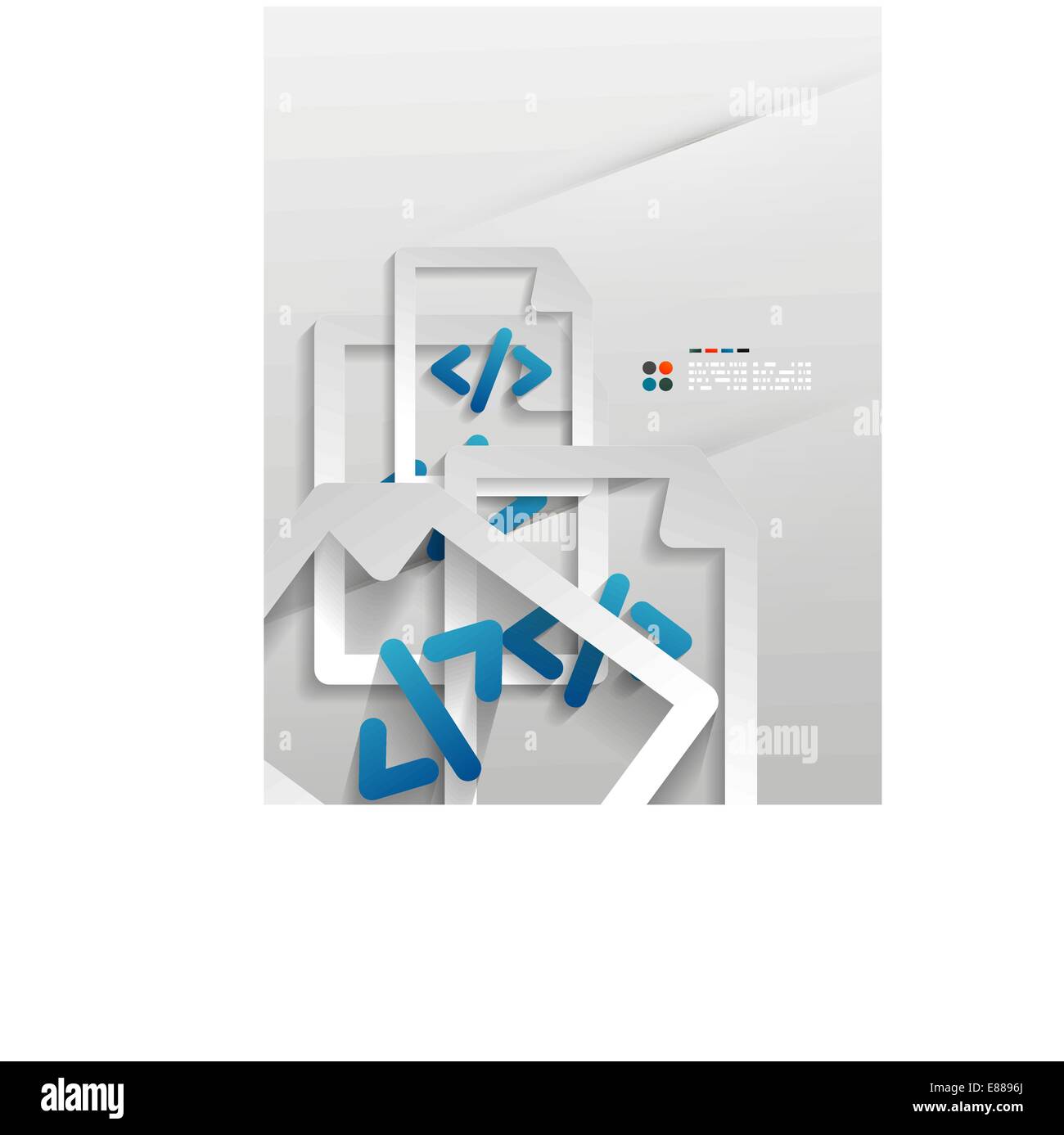 Vector file program modern 3d paper design Stock Vector Image & Art - Alamy