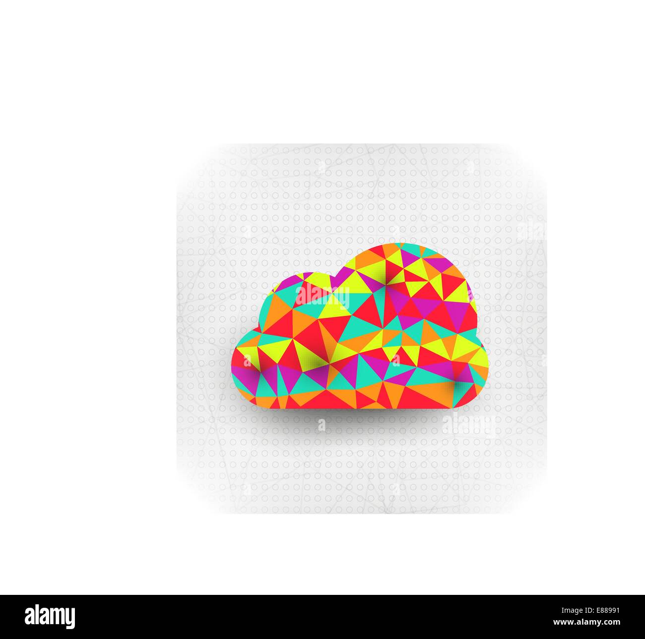 Cartoon style cloud storage Stock Vector Images - Alamy