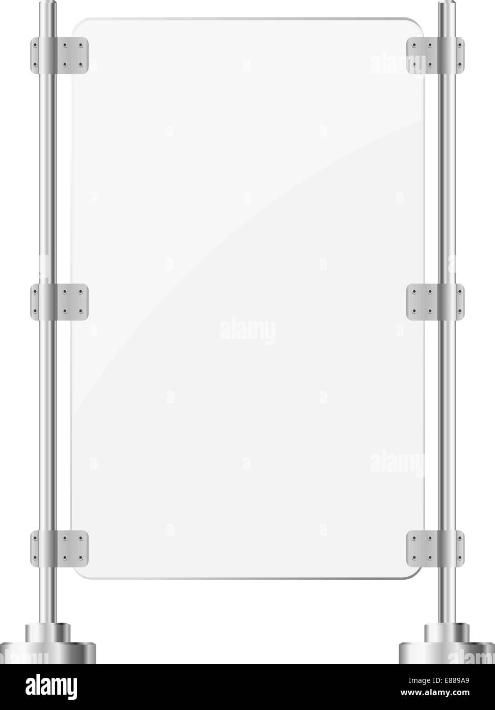 White exhibition racks hi-res stock photography and images - Alamy