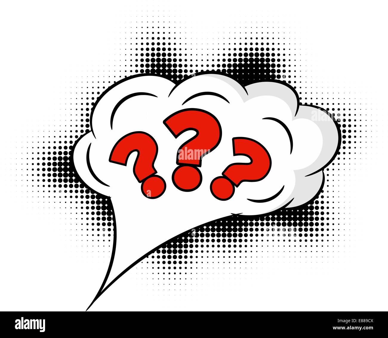 Comic question mark Stock Vector Image & Art - Alamy