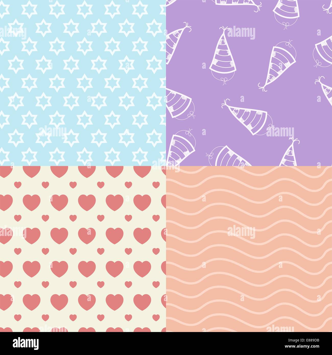 Set of simple seamless texture Stock Vector Image & Art - Alamy