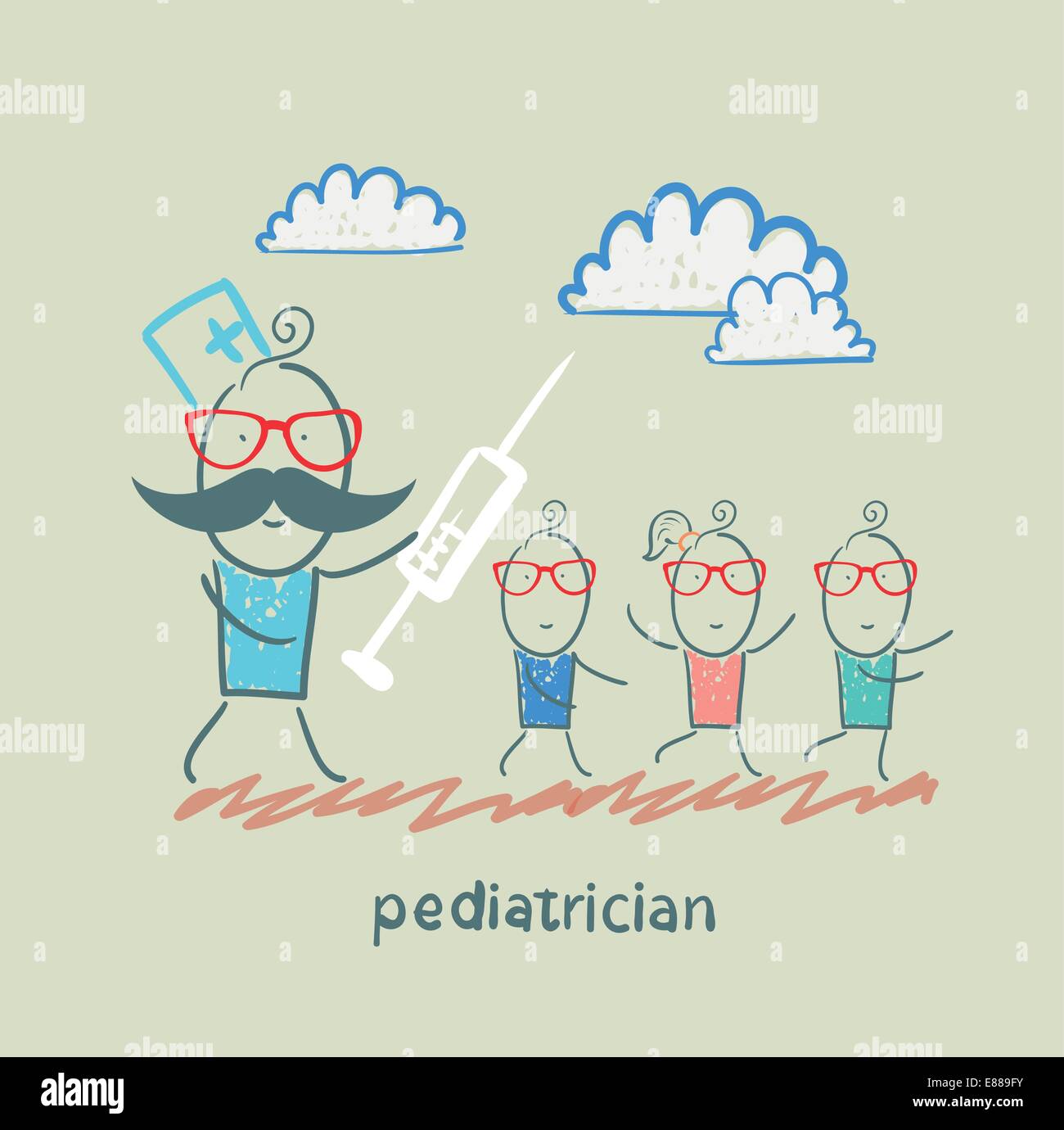 Paediatric hospital Stock Vector Images - Alamy