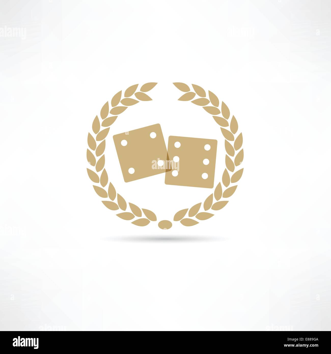 The dice icon hi-res stock photography and images - Alamy