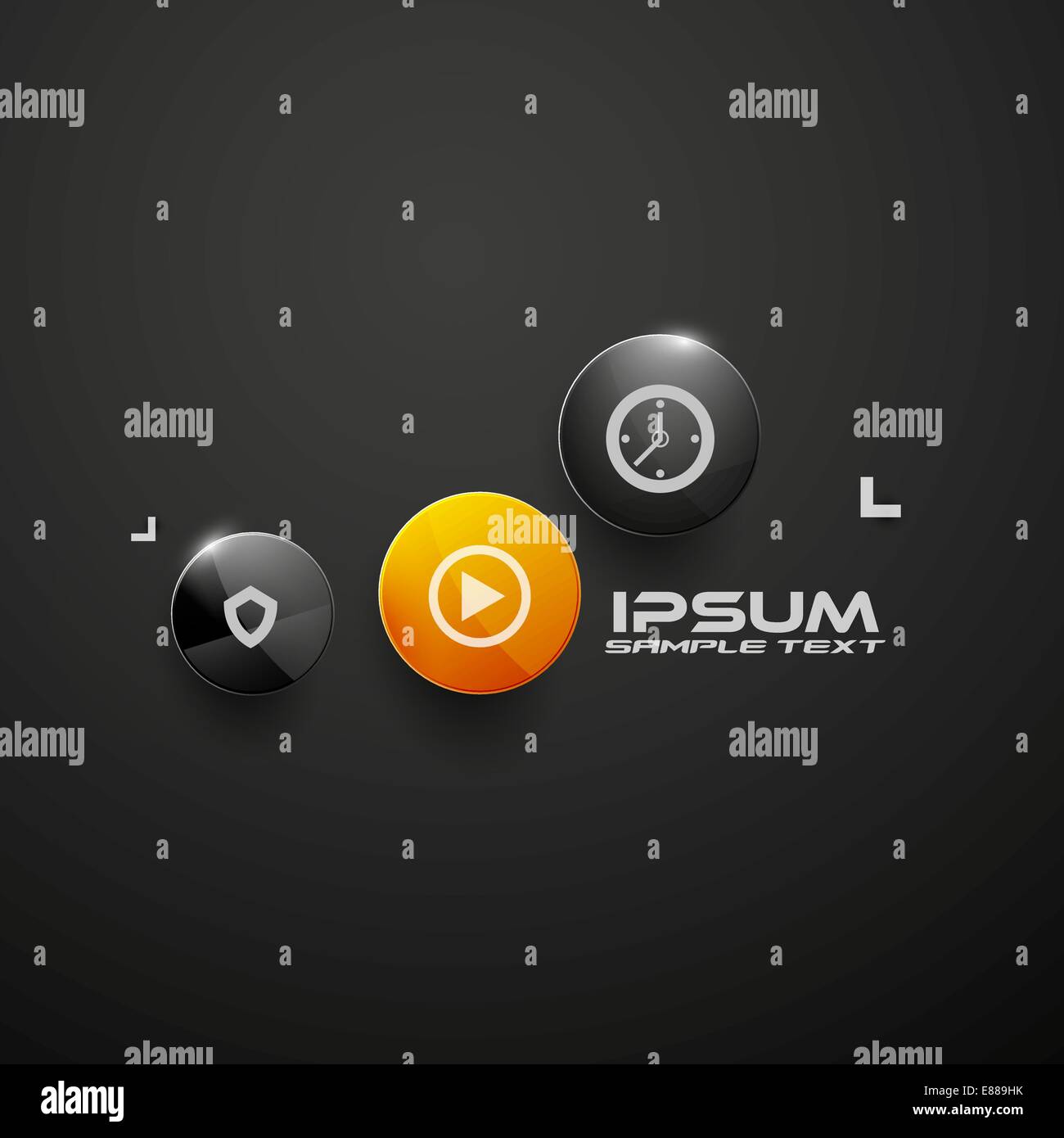 Circles web infographic modern design Stock Vector Image & Art - Alamy