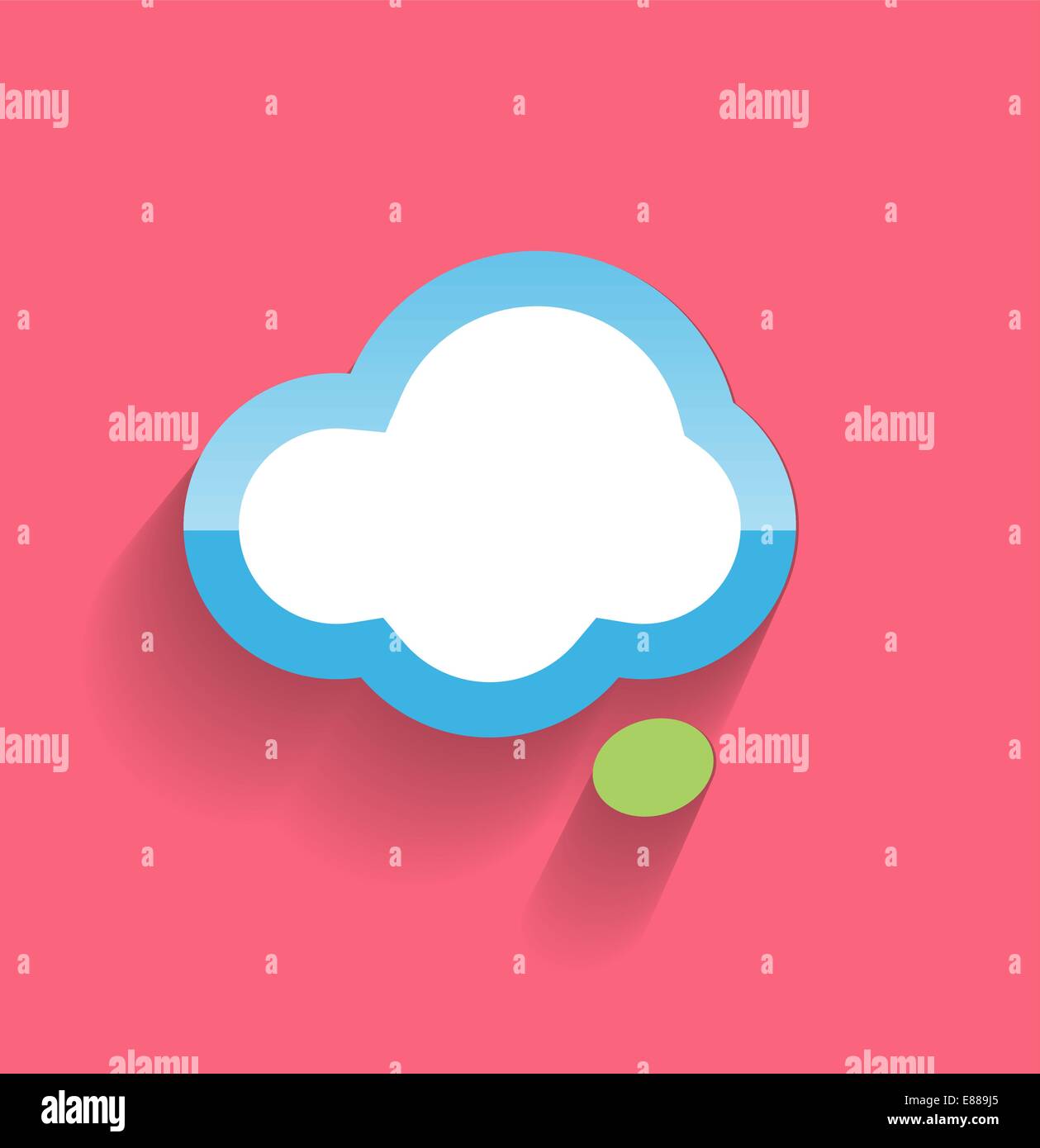 Flat cloud shadow cartoon Stock Vector Images - Alamy